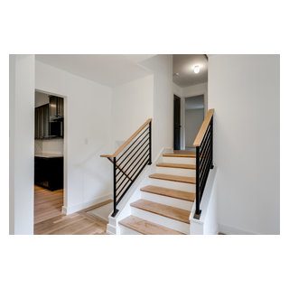 Split Level Whole Home Reno - Midcentury - Staircase - Richmond - by RIC design build | Houzz