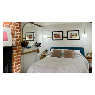 Soft fabrics and greenery enhance the scheme - Contemporary - Bedroom ...