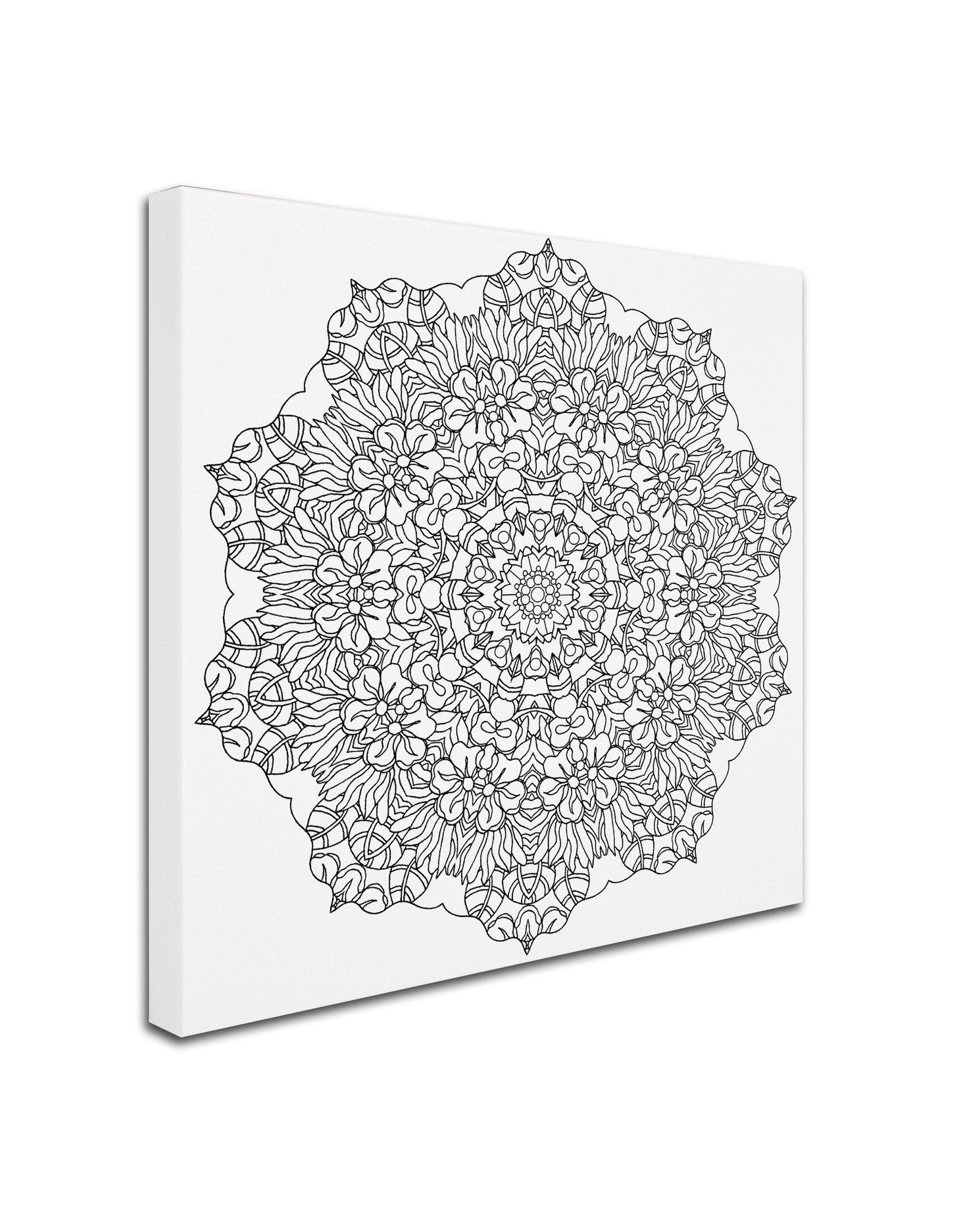 Kathy G. Ahrens 'Mixed Coloring Book 26' Canvas Art, 14"x14 ...