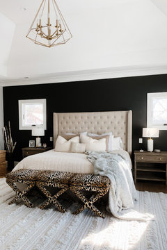 Asymmetrical window on bedroom wall | Houzz Forum