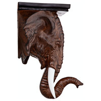 Elephant Wall Shelf Sconce - Contemporary - Wall Sconces - by Design ...