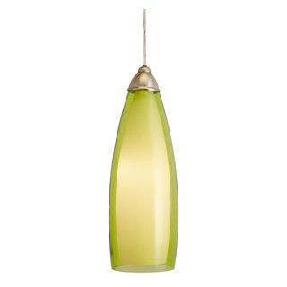 Enzo 5" Pendant, Green - Contemporary - Pendant Lighting - by Buildcom ...