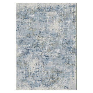 Castilla Cream And Grey Area Rug, 7.10'x10.10' - Contemporary - Area ...