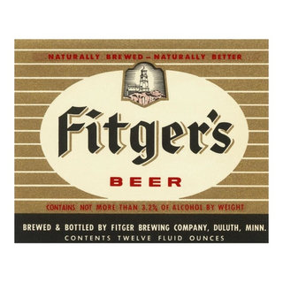 "Fitger's Beer" Digital Paper Print by Vintage Booze Labels, 18"x15 ...