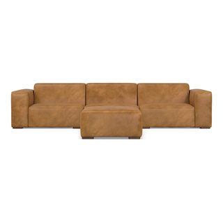 Rex 3-Seater Modular Sofa and Ottoman Set - Contemporary - Sofas - by ...