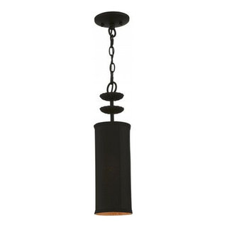 1 Light Mini Pendant In Transitional Style-18.25 Inches Tall and 5.13 ...