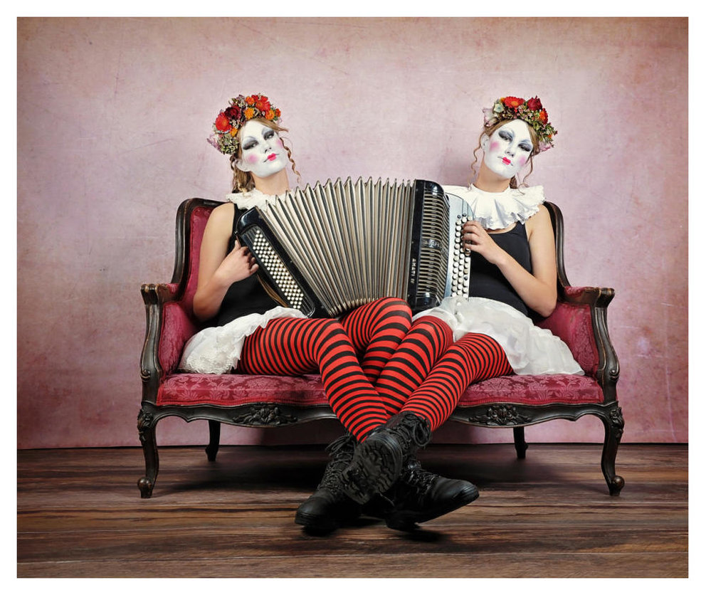 "Twins" Digital Paper Print by Monika Vanhercke, 18"x15", 42"x35.6 ...