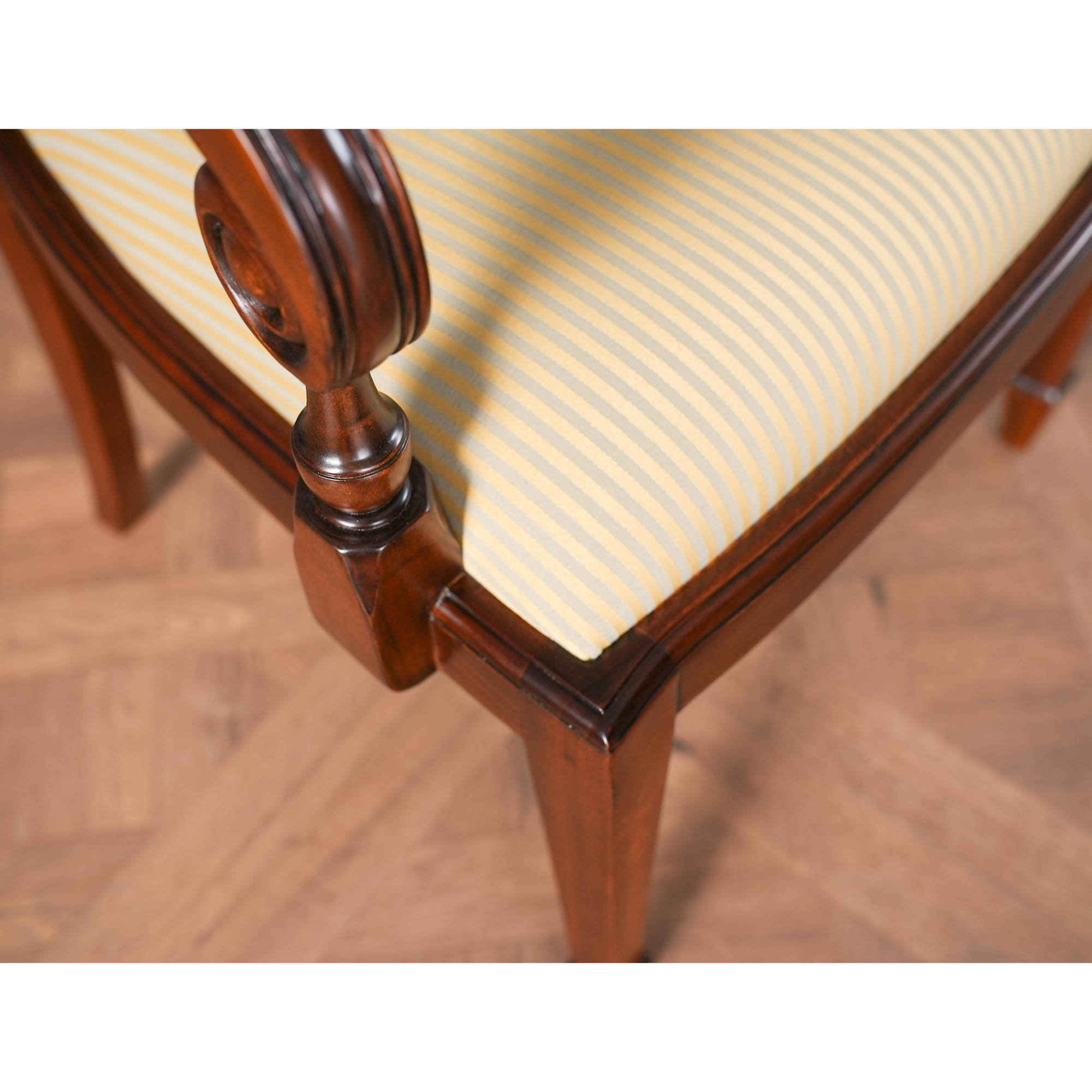 Inlaid Hepplewhite Arm Chair - Victorian - Dining Chairs - by Niagara ...