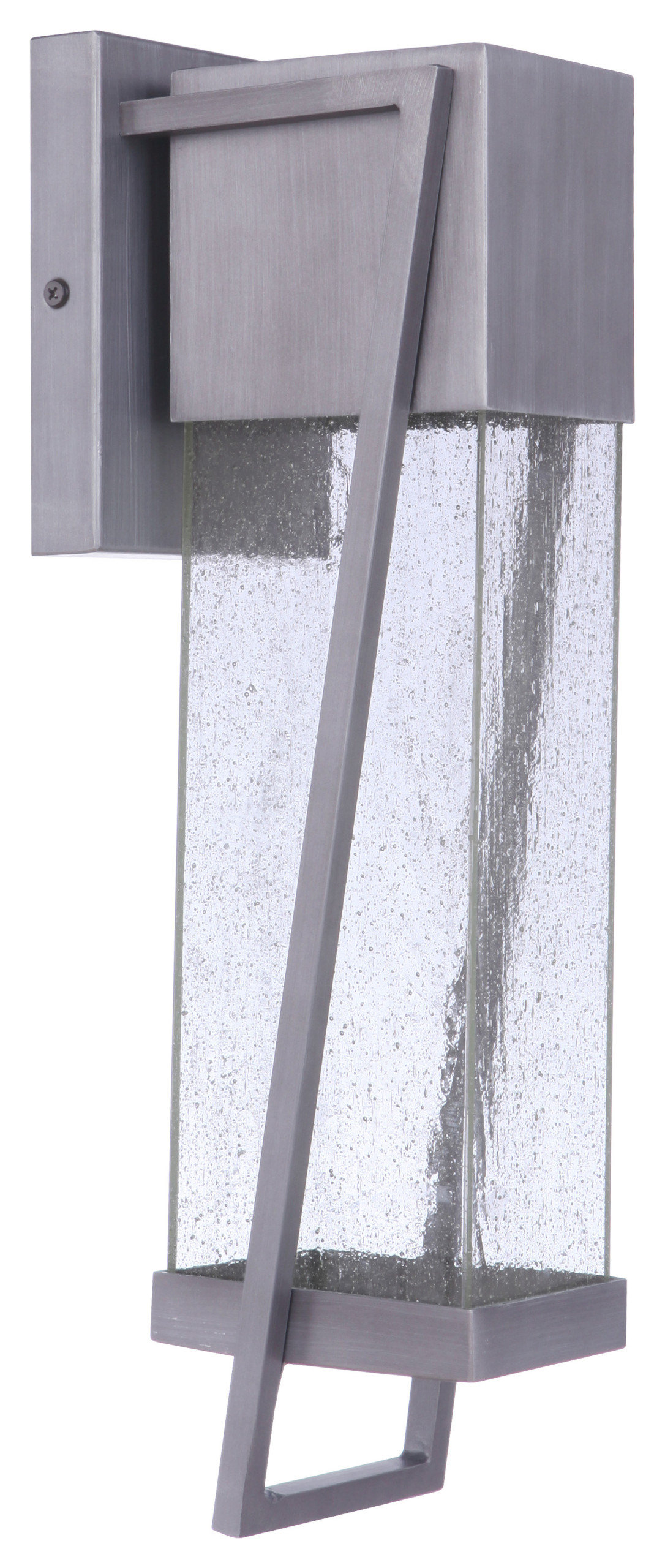 Bryce Outdoor Lantern LED Light Brushed Titanium - Transitional ...