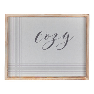 Stratton Home Decor Cozy Framed Wall Art - Contemporary - Prints And ...