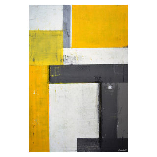 "Fragmentation" Painting Print on Wrapped Canvas, 12"x18 ...