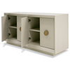 Marjorie Modern Cream and Brushed Gold Buffet - Transitional - Buffets ...