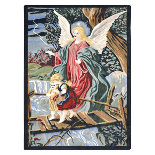 Guardian Angel 7'8" x 10'9" area rug in color Multi - Contemporary ...