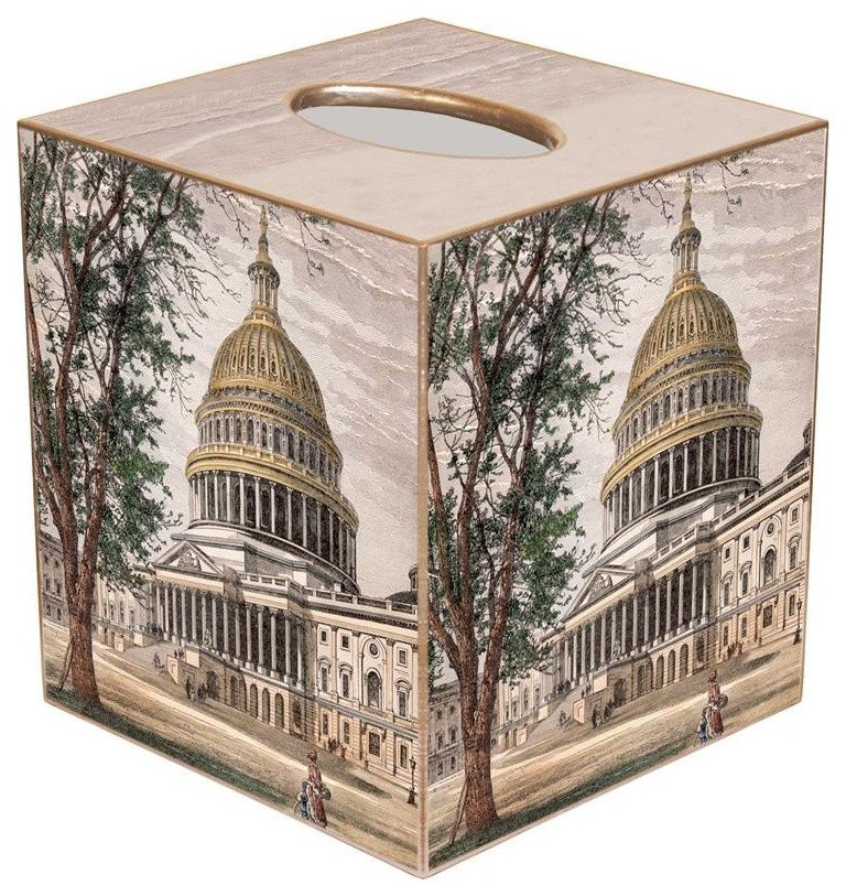 TB8460-The Capital Tissue Box Cover - Traditional - Tissue Box Holders ...