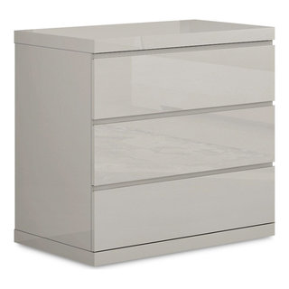 Anna Single Dresser, Light Gray - Modern - Dressers - by First of a ...