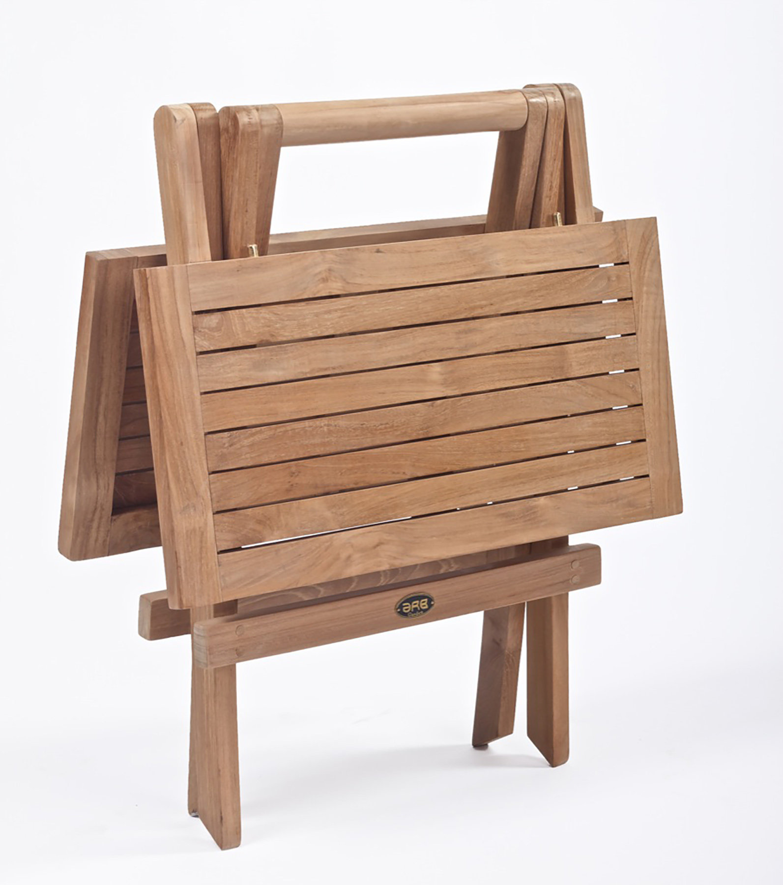 Teak Folding Side Table - Square 20" (50 cm) - Transitional - Outdoor ...