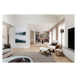 Warm Minimalism - Living Room - Seattle - by Interiors by Popov | Houzz