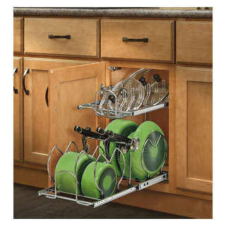 Rev-A-Shelf 5CW2-1222SC Classic 22" Two-Tier Steel Wire Pull Out ...