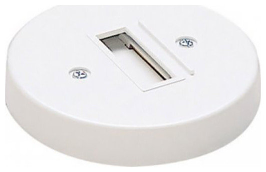 WAC Lighting JMP Round Monopoint Canopy for J-Track Fixtures - Track ...