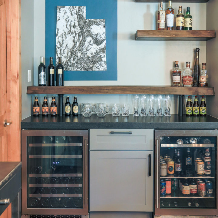 75 Beautiful Single-wall Home Bar Ideas & Designs - December 2025 ...