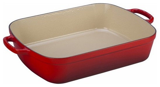 Le Creuset 7 Qt. (12.8" x 18.7") Signature Large Rectangular Roaster ...