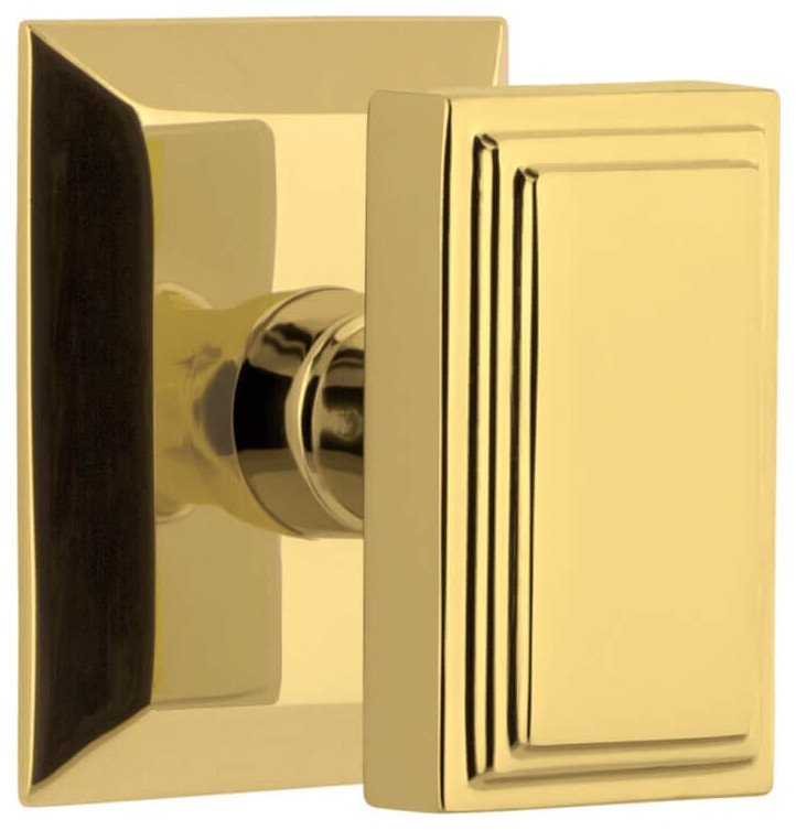 Grandeur Fifth Avenue Square Rosette Double Dummy with Carre Knob ...