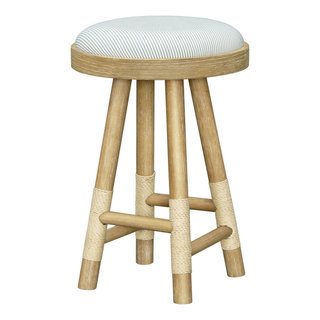 Livabliss x Becki Owens Traditional Counter Stool, 26"H 17"W 17"D ...