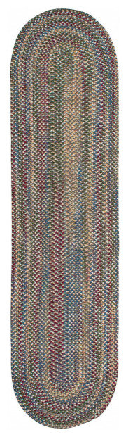 Colonial Mills Rug Worley Runner Gray Runner, Oval, 2X11 - Contemporary ...