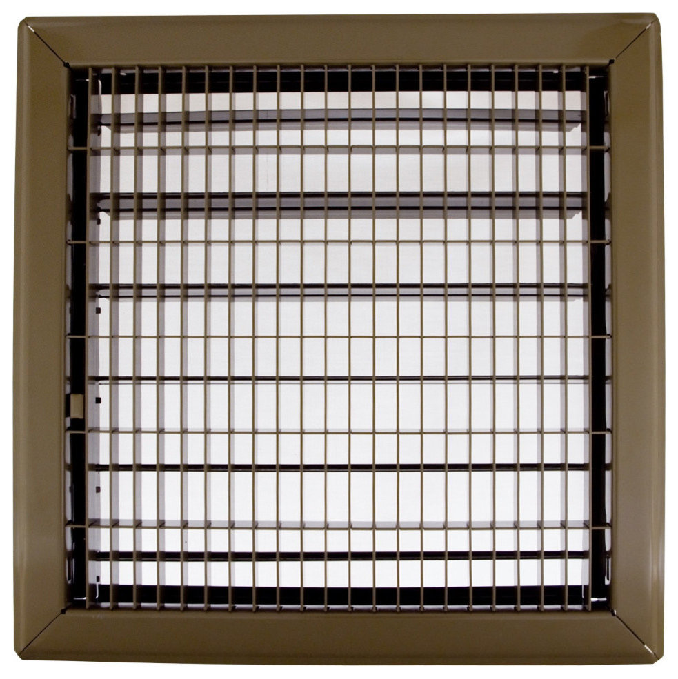 Heavy Gauge Steel Floor Register, 8"x14" - Traditional - Registers ...