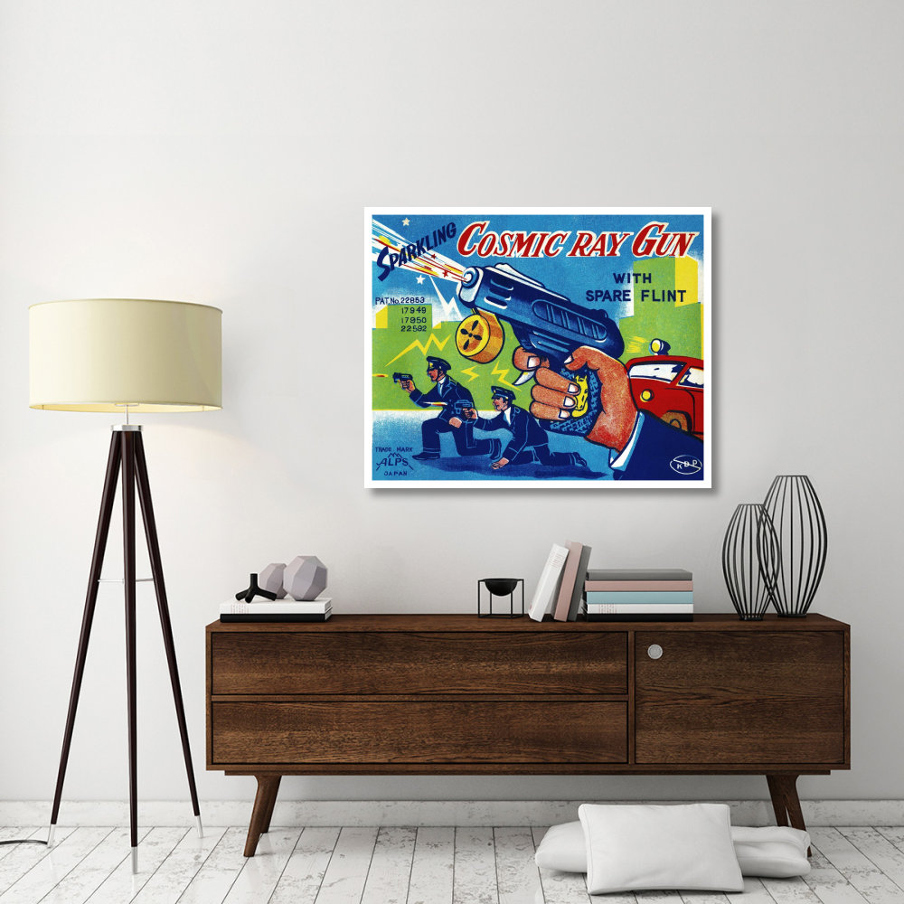 "Cosmic Ray Gun" Digital Paper Print by Retrogun, 18"x15", 46"x37 ...