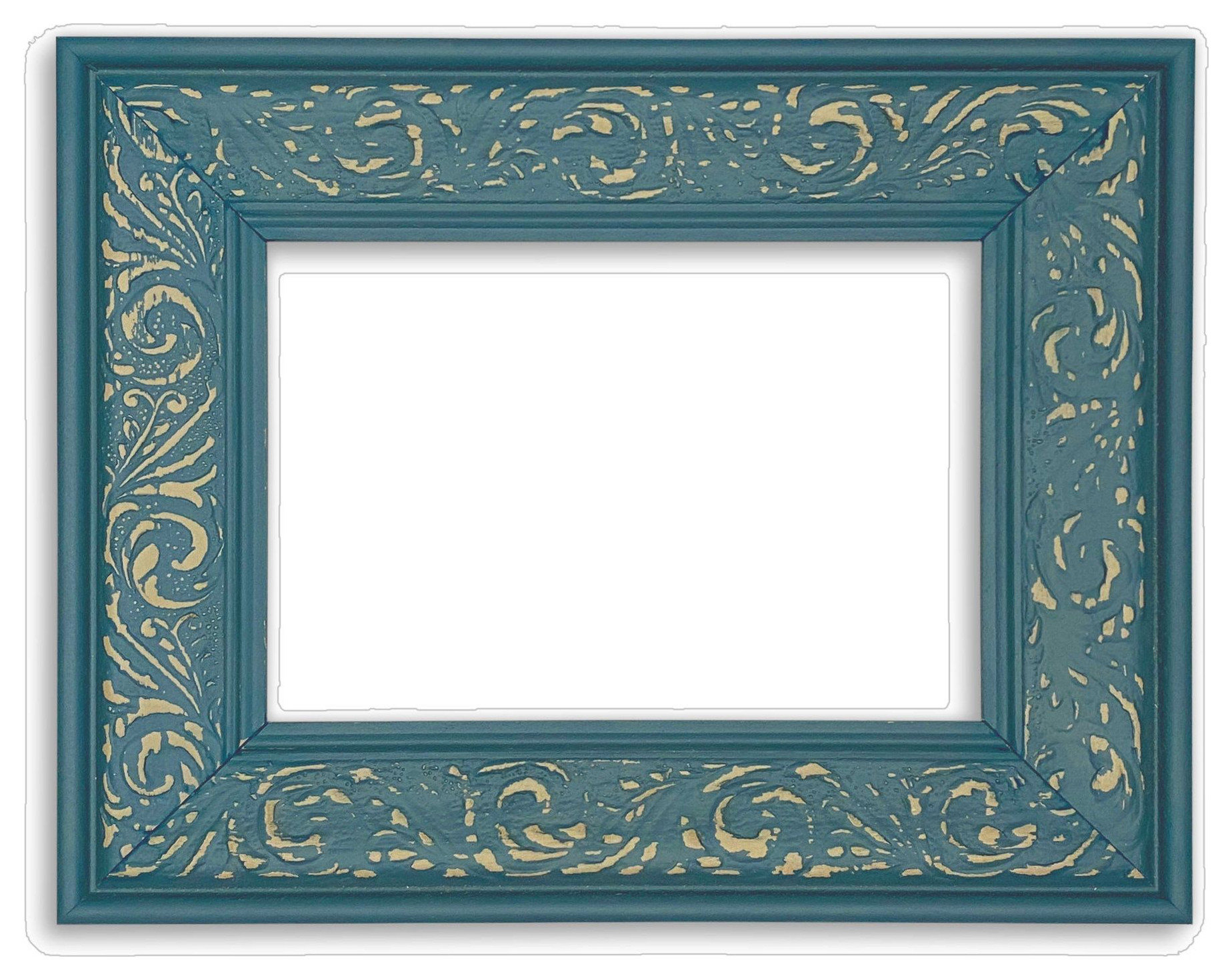 Modern Baroque 1.875" Wide Solid Wood Picture Frame, 16"x20" - French ...