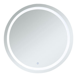 Helios 42" Hardwired Led Mirror With Touch Sensor - Transitional - Wall ...
