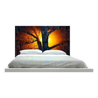 "Sun Tree" Headboard, Double - Contemporary - Headboards - by ZoZulu ...