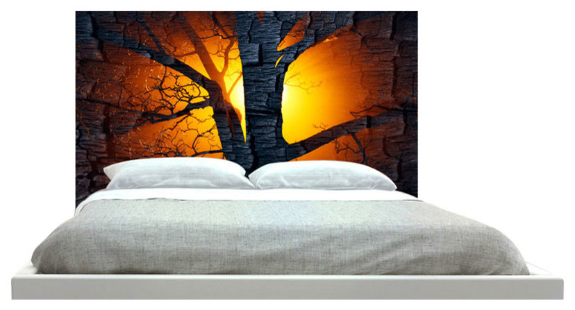 "Sun Tree" Headboard, Double - Contemporary - Headboards - by ZoZulu ...