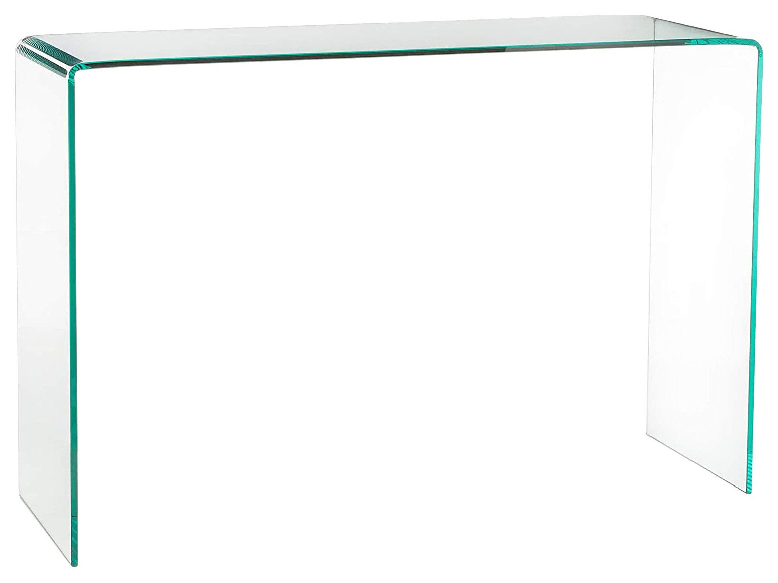 Bent Glass Console Table - Contemporary - Console Tables - by CII | Houzz