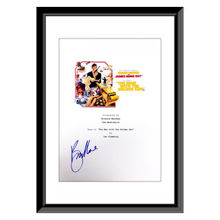 The Man With the Golden Gun signed movie script cover autographed by ...