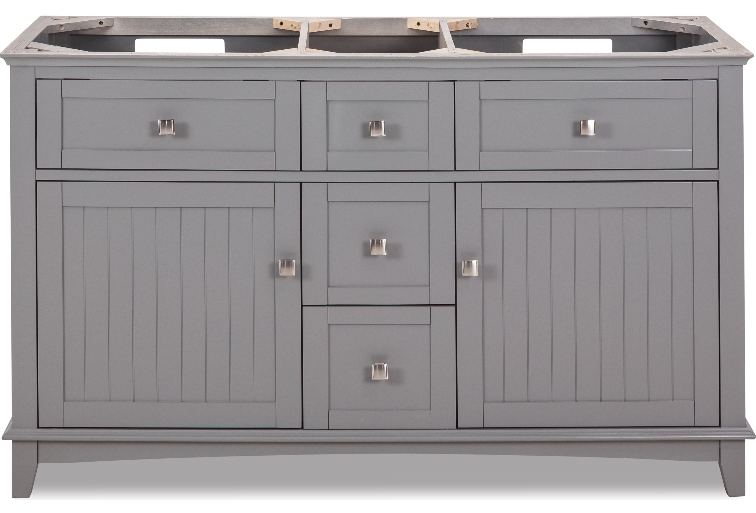 Jeffrey Alexander VN-SAV-60-GR-NT 59" Savino Vanity, Grey ...