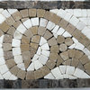 Marble Mosaic Border Bathroom Listello Tile Garden Gold 4x9.8 Tumbled ...