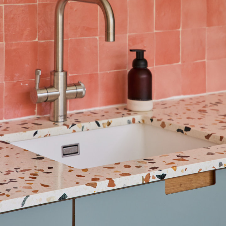 75 Beautiful Kitchen with Terrazzo Benchtops Ideas & Designs - July ...