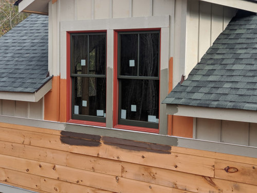 Matching vs. contrasting window trim with casing/siding
