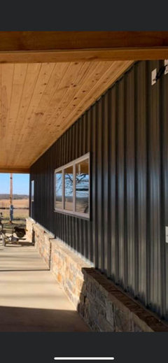 How should I do the rock trim for this house