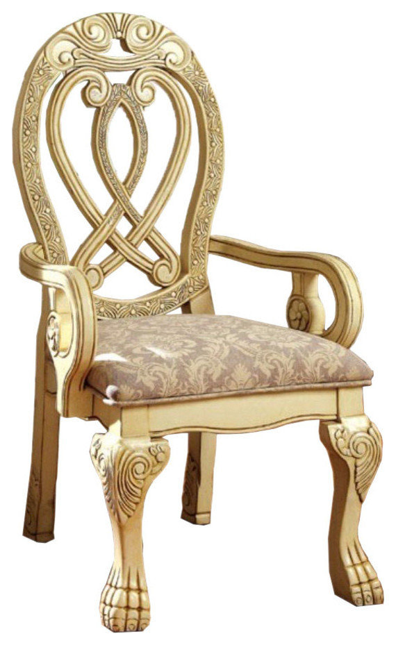 Benzara Wyndmere Traditional Arm Chairs, Set of 2 - Victorian - Dining ...