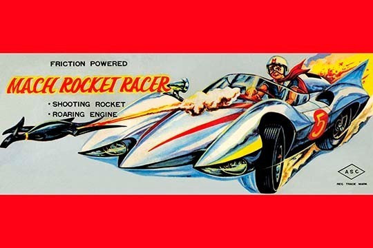 Mach Rocket Racer, 12" x 18" - Traditional - Prints And Posters - by ...