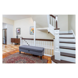 Center City Rowhome Basement Conversion - Modern - Basement ...