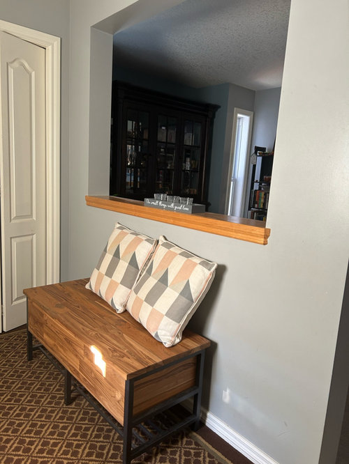 Help with living room dining room pass throughs | Houzz Forum
