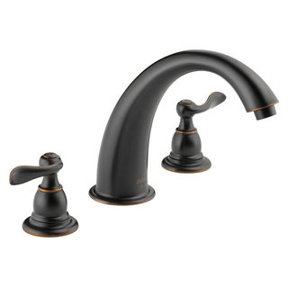 Delta Windemere Roman Tub Trim - Traditional - Bathroom Sink Faucets ...