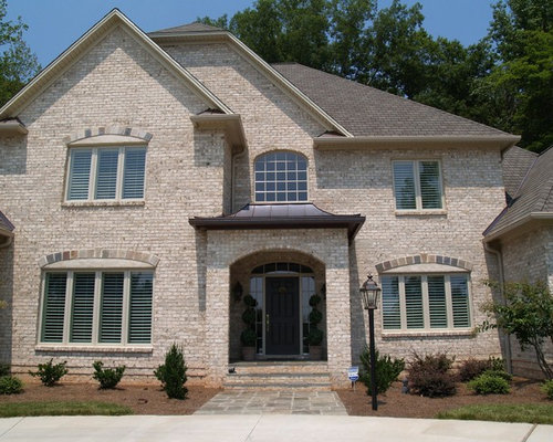 Tumbled Brick Exterior Design Ideas, Pictures, Remodel & Decor