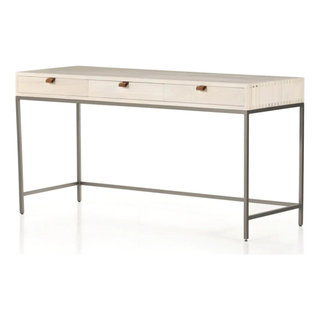 Dahlia Desk, Dove Poplar - Contemporary - Desks And Hutches - by Virgil ...
