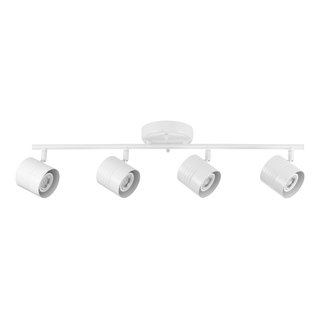 Kitson Collection Satin White 4-Head Multi-Directional Track - Track ...