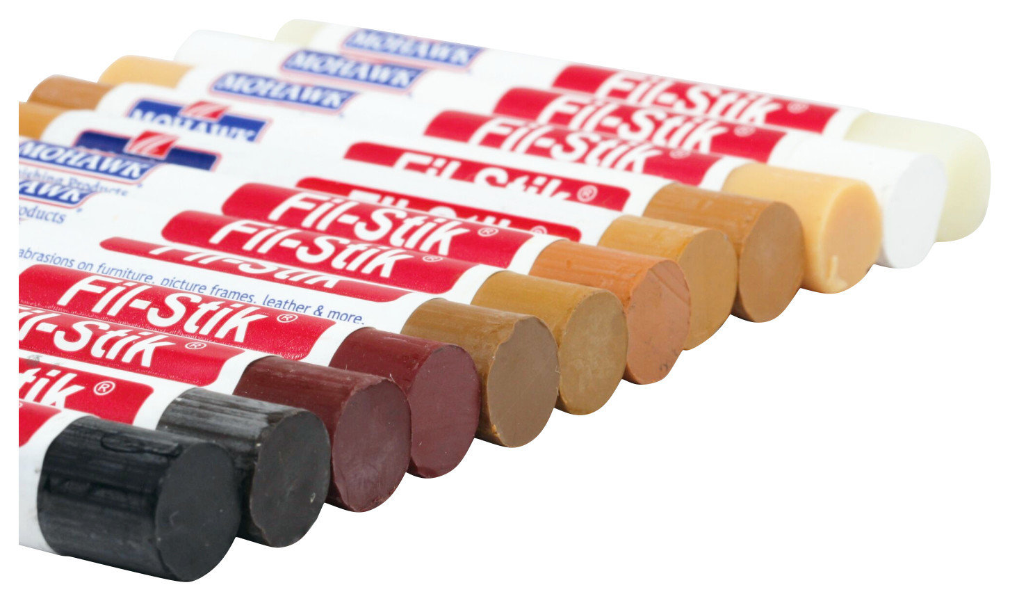 Mohawk Fill Stick (Fil-Stik) Putty Repair Pencil Sticks, 12 Pack ...